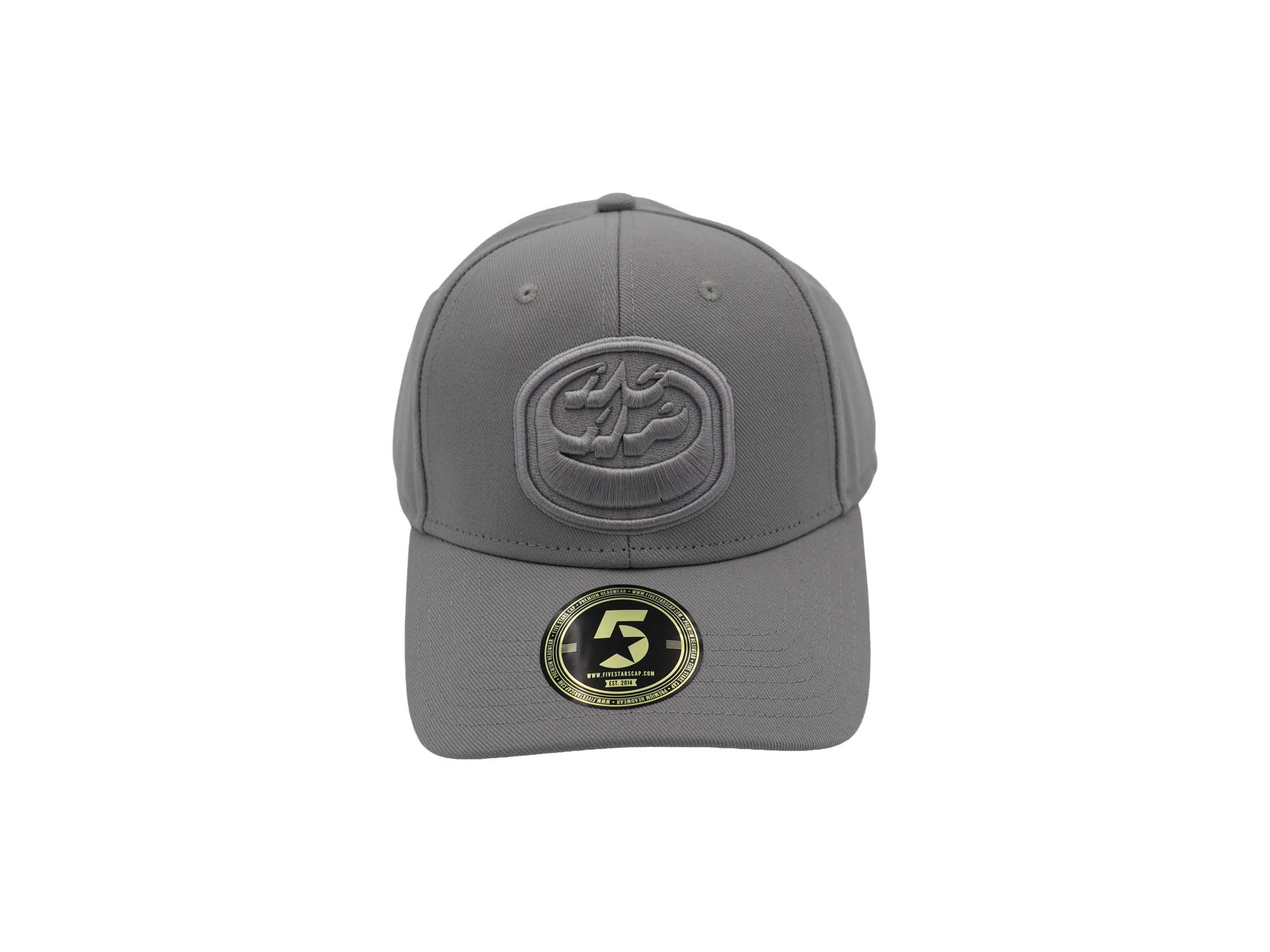 Graues Cap mit Ton-in-Ton-Logo | SW10744